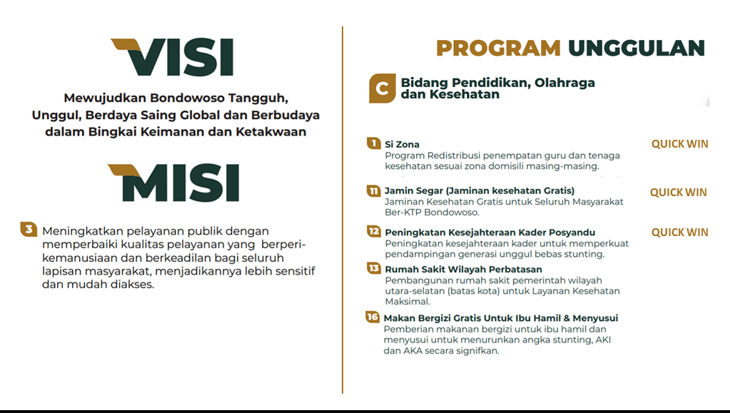 Dinas Kesehatan - VISI MISI (Tujuan Sasaran)